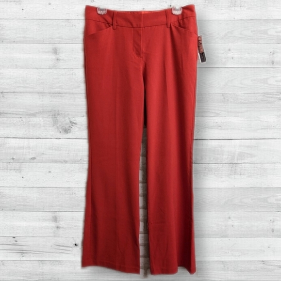 Iz Byer | Pants & Jumpsuits | Nwt Red Bootcut Flare Leg Pants Iz Byer ...